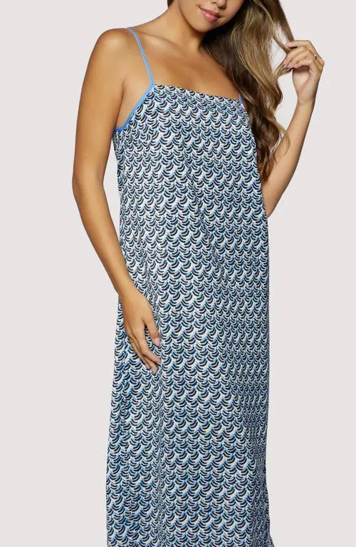 LOST + WANDER Printed Midi Dress