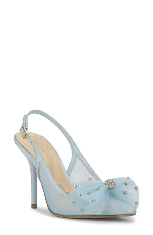 Jessica Simpson Lavilra Slingback Pointed Toe Pump - Light Blue