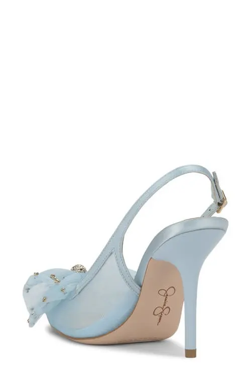 Jessica Simpson Lavilra Slingback Pointed Toe Pump - Light Blue