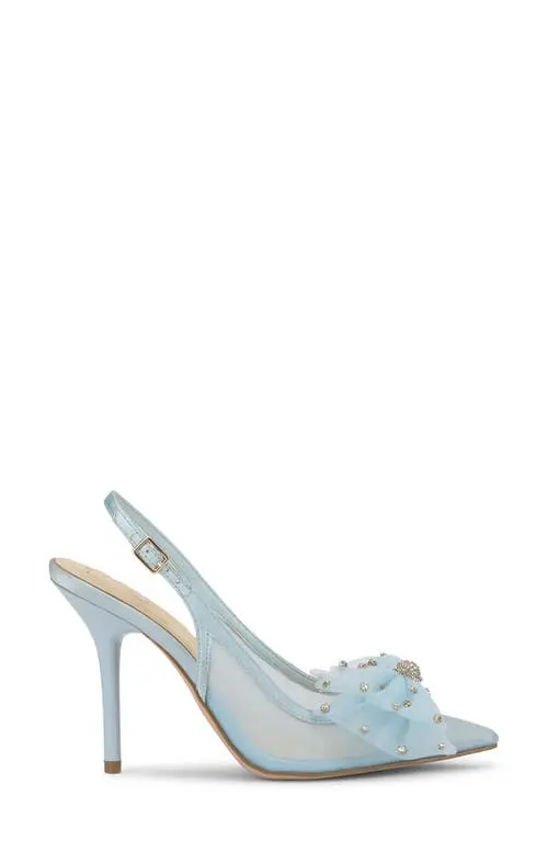 Jessica Simpson Lavilra Slingback Pointed Toe Pump - Light Blue
