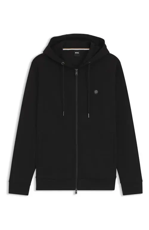 BOSS Spence Zip Hoodie - Black