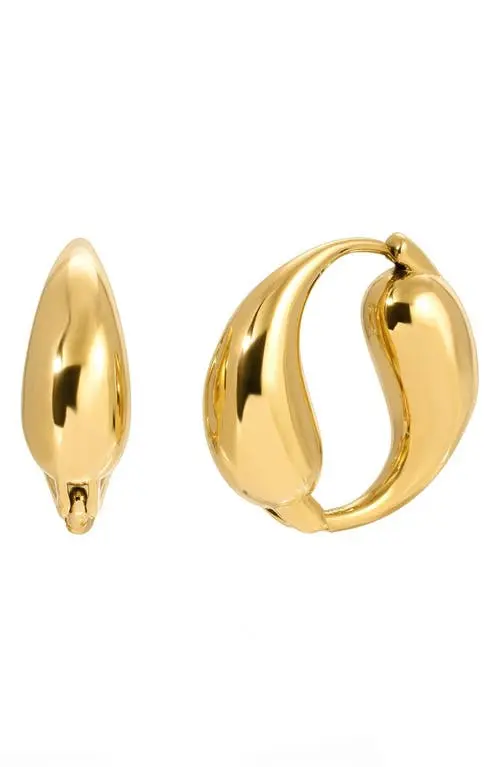 KOZAKH Twist Hoop Earrings - Gold