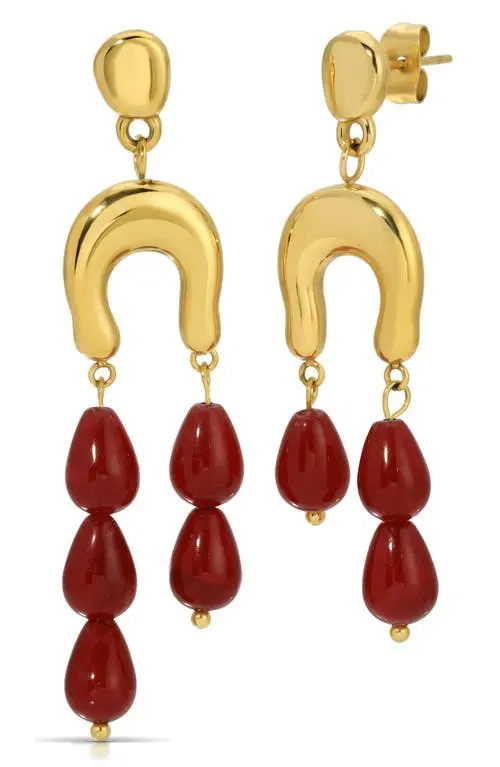 KOZAKH Moshka Drop Earrings - Gold