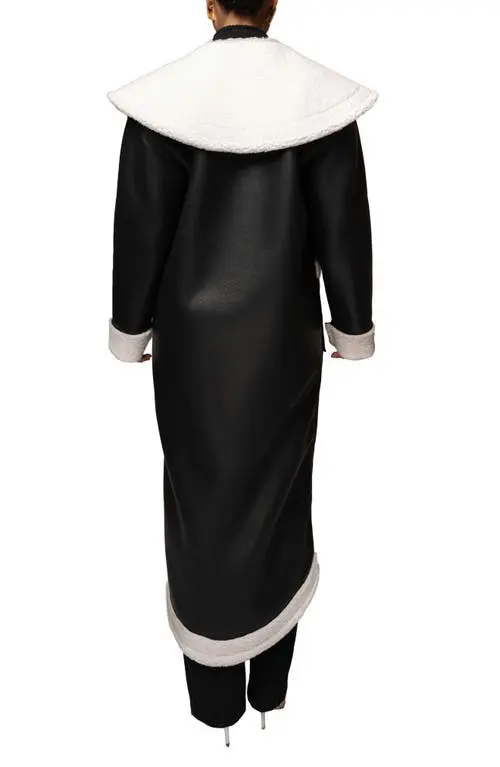 JLUXLABEL Jaida Reversible Faux Shearling Coat