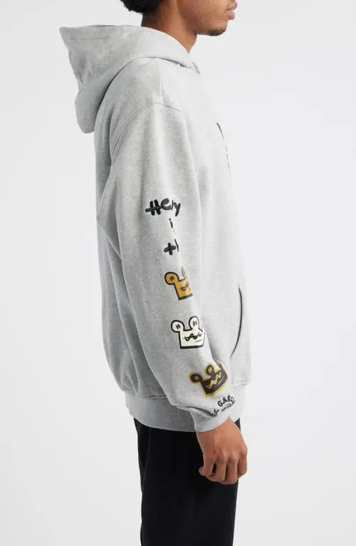 VIC GARCIA WORLD Heavy Is The Crown Graphic Hoodie