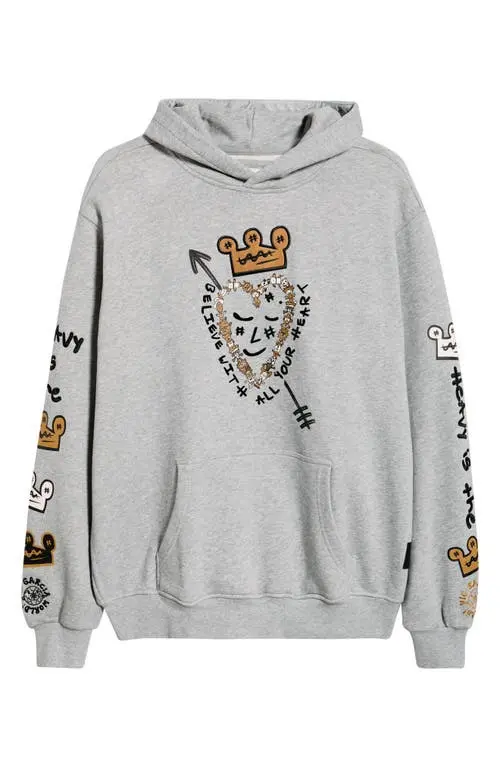VIC GARCIA WORLD Heavy Is The Crown Graphic Hoodie