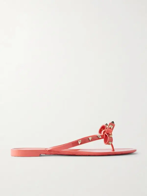 Valentino Garavani Rockstud Rubber Flip Flops
