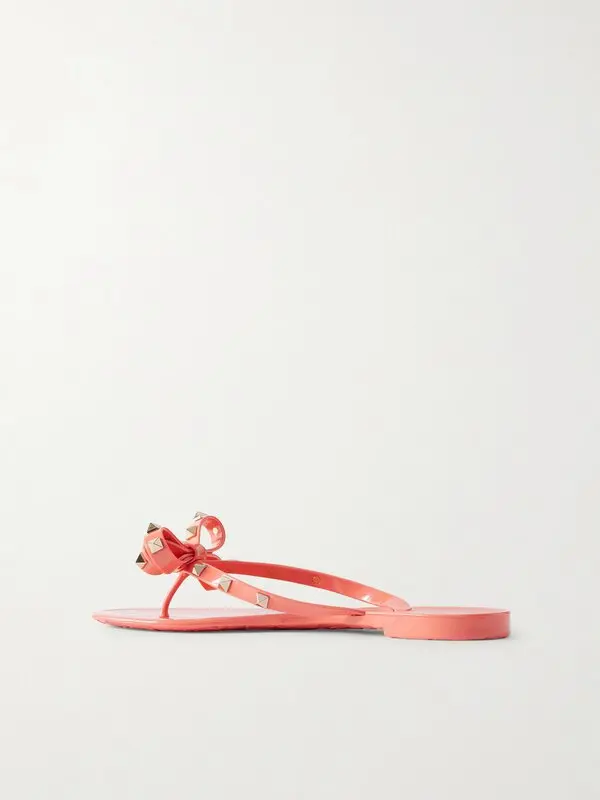 Valentino Garavani Rockstud Rubber Flip Flops
