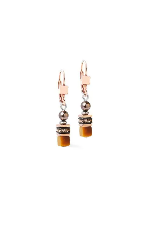 COEUR DE LION Princess Earth Glow Earrings - Brown