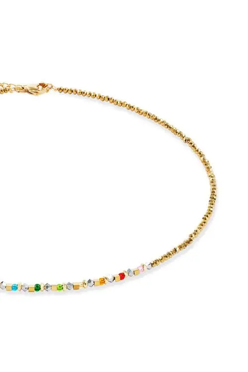 COEUR DE LION Golden Whisper Necklace - Rainbow