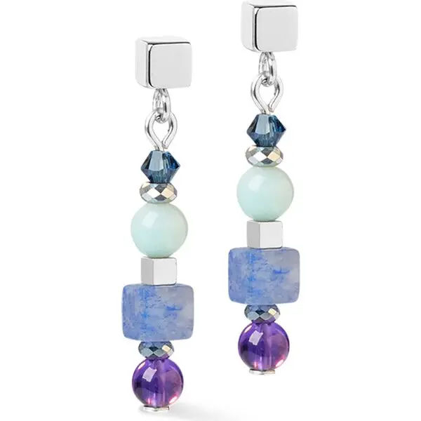COEUR DE LION Shape Mix Spikes Earrings - Blue Moon