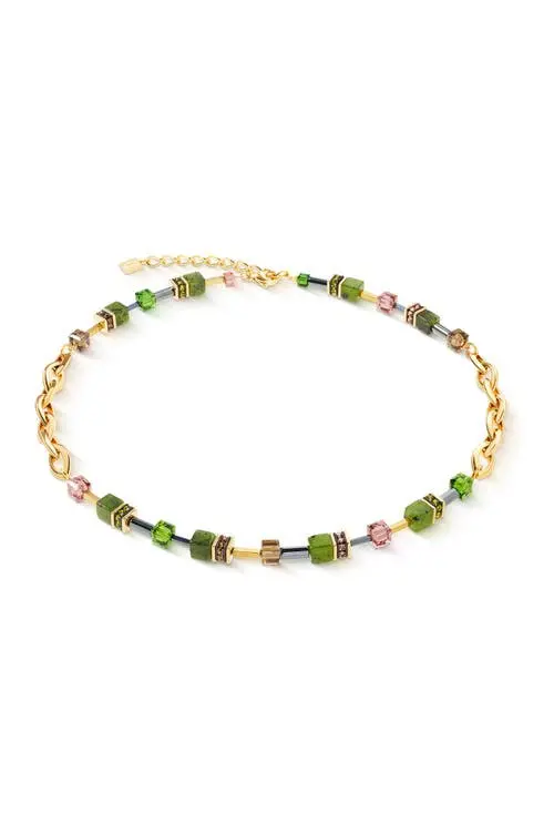 COEUR DE LION Geocube® Chunky Chain Necklace - Green