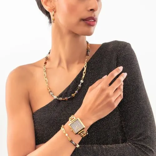 COEUR DE LION Geocube® Chunky Chain Necklace - Brown
