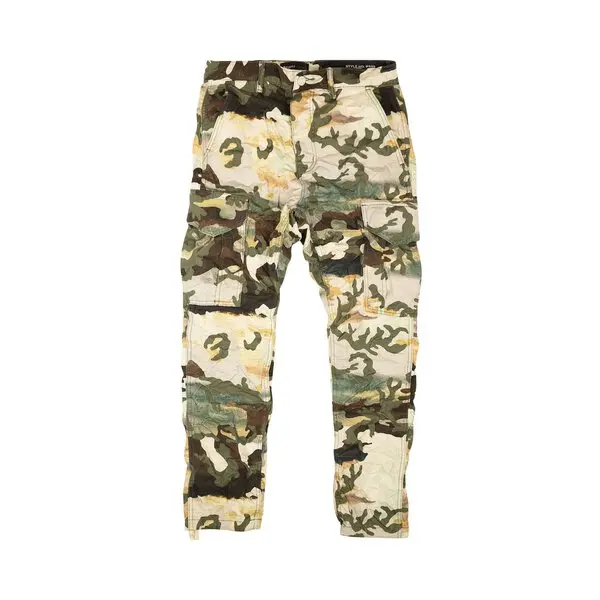 PURPLE BRAND Twill Camo Cargo Pants