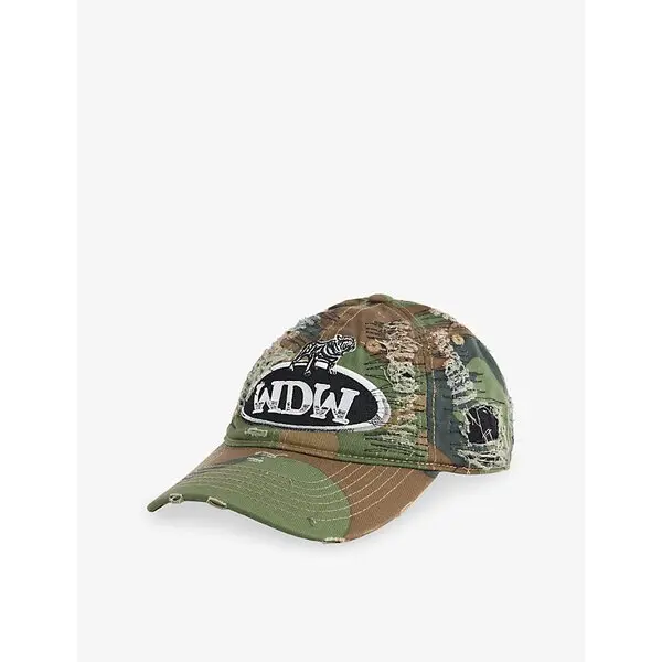 WHO DECIDES WAR BY EV BRAVADO Dale Printed Baseball Cap - Camo