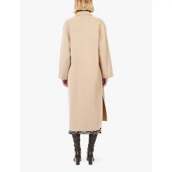 Max Mara Notch-lapels Wool-blend Coat