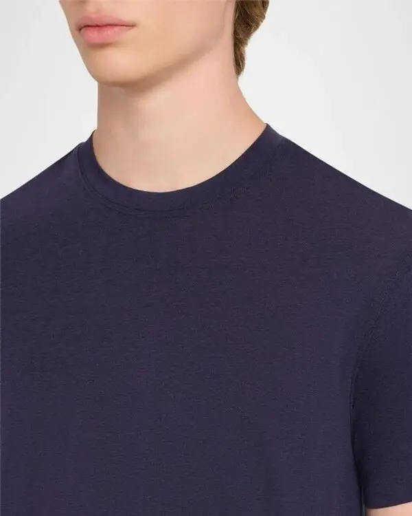 TOM FORD Apos;s Lyocell-cotton Crewneck T-shirt - Navy Blaze