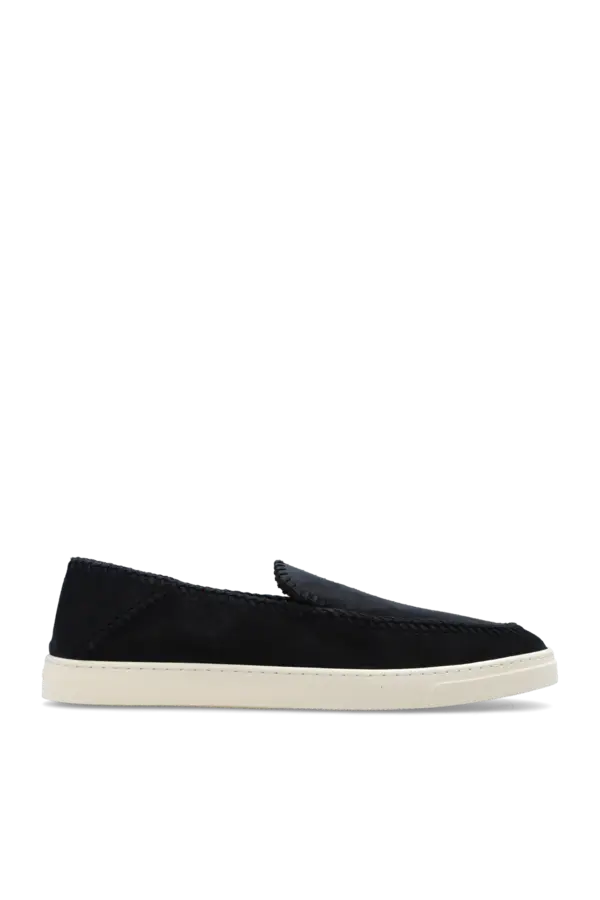 Giorgio Armani Suede Slip-on Loafers