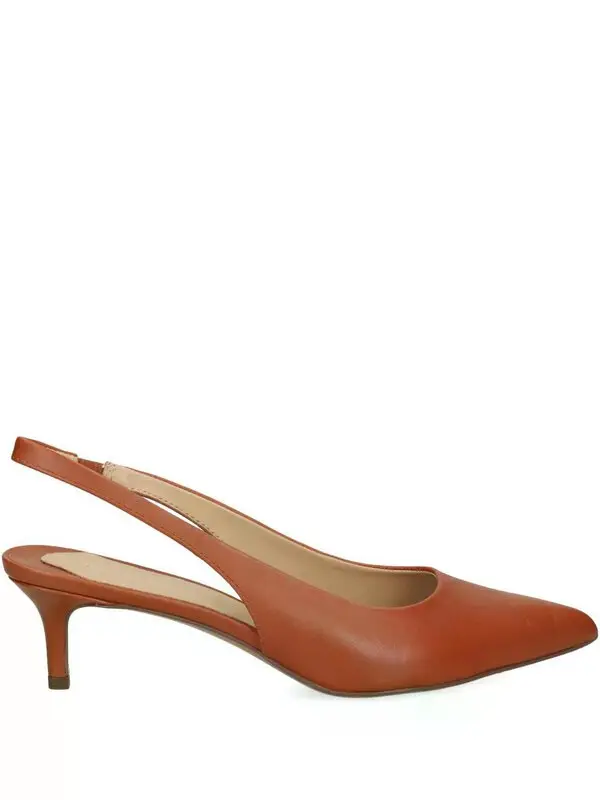 Ralph Lauren Pointed Slingback Pumps - Brown