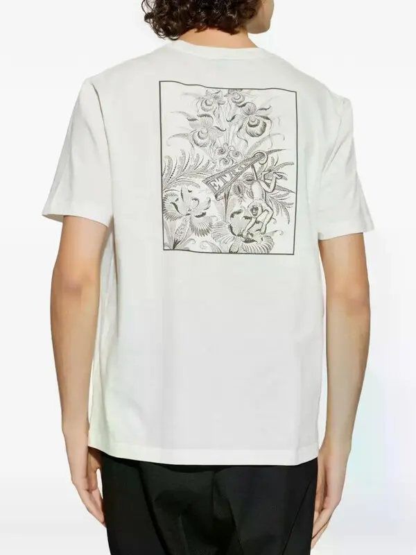 Etro Pegasus-embroidered T-shirt
