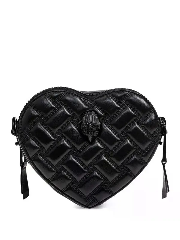 Kurt Geiger Kensington Heart Shoulder Bag - Black