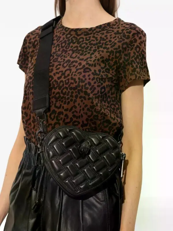 Kurt Geiger Kensington Heart Shoulder Bag - Black