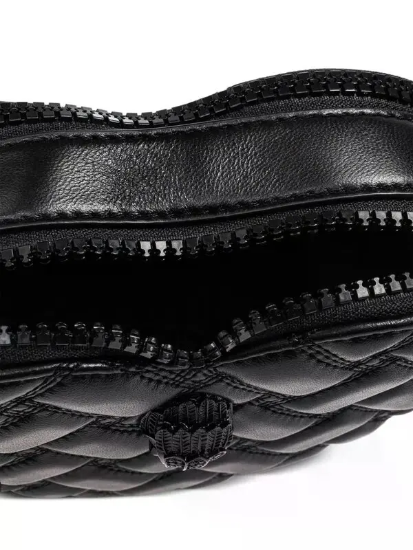 Kurt Geiger Kensington Heart Shoulder Bag - Black
