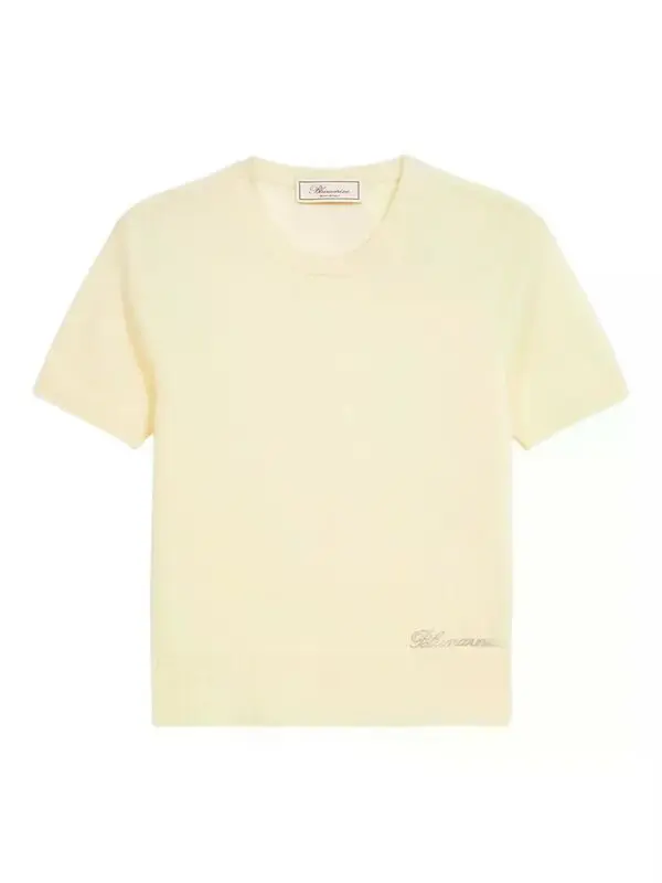 Blumarine Short-sleeve Sweater - Neutrals