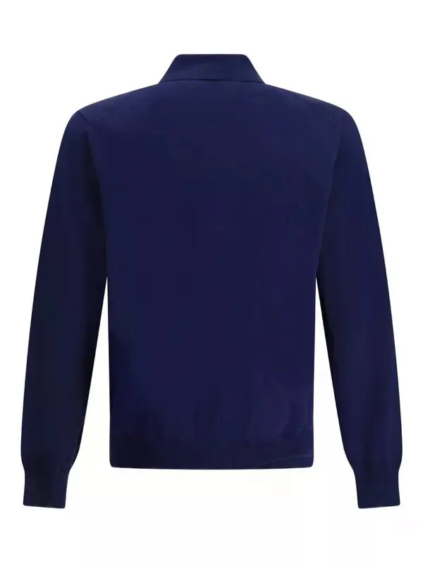 TOM FORD Long-sleeve Button Polo Shirt