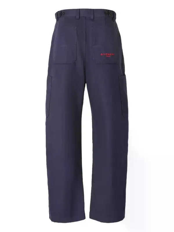 Givenchy Couture Seam Cargo Pants - Blue