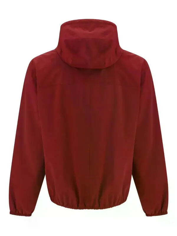 Brunello Cucinelli Hooded Zip-up Jacket - Red