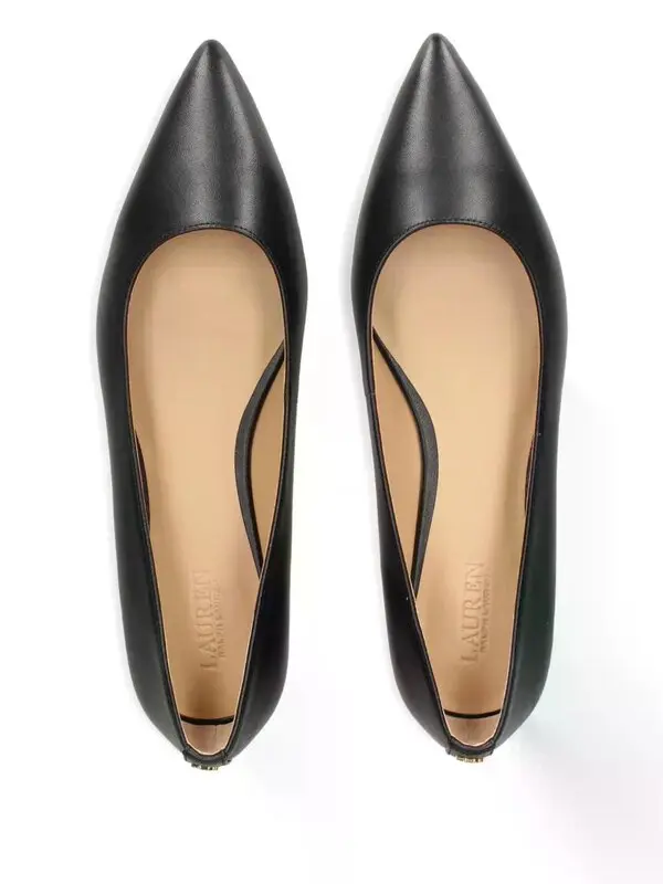 Ralph Lauren Pointed Ballet Flats - Black