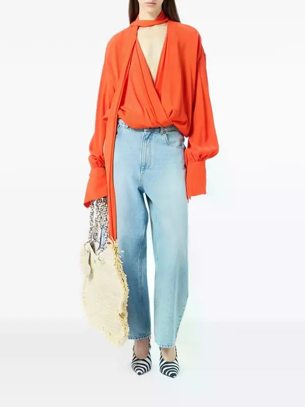 Blumarine Scarf-detail Blouse