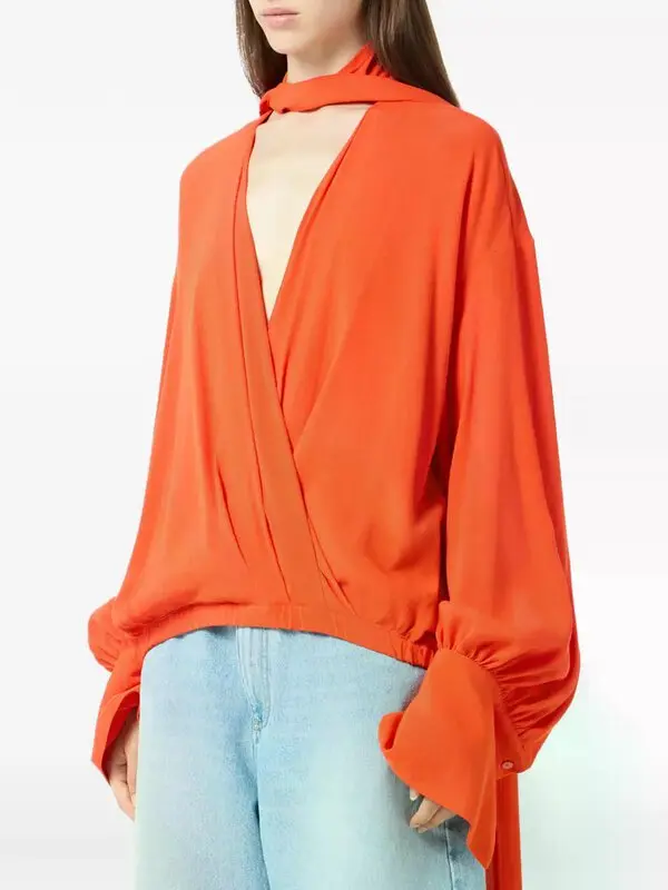 Blumarine Scarf-detail Blouse