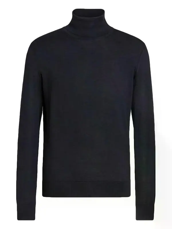 Zegna Turtleneck Sweater - Blue