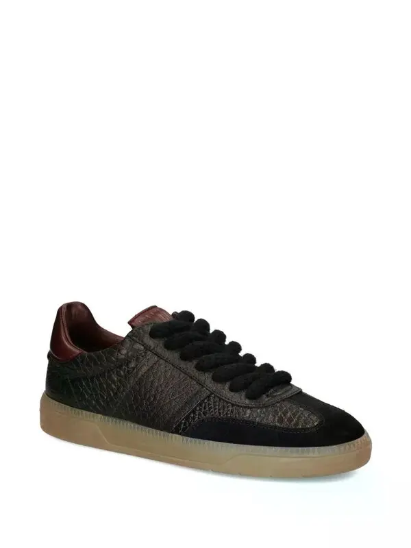 KENNEL&SCHMENGER Croc-effect Lace-up Sneakers - Black