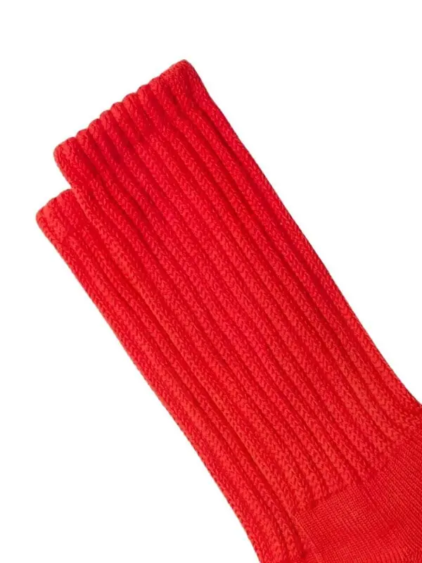 ROTOTO Ribbed Socks - Red
