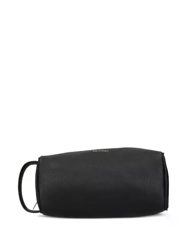 Calvin Klein Textured Handle-strap Wash Bag