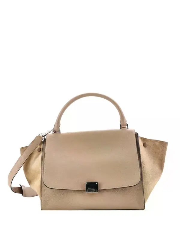 Celine Trapeze Medium Satchel - Neutrals