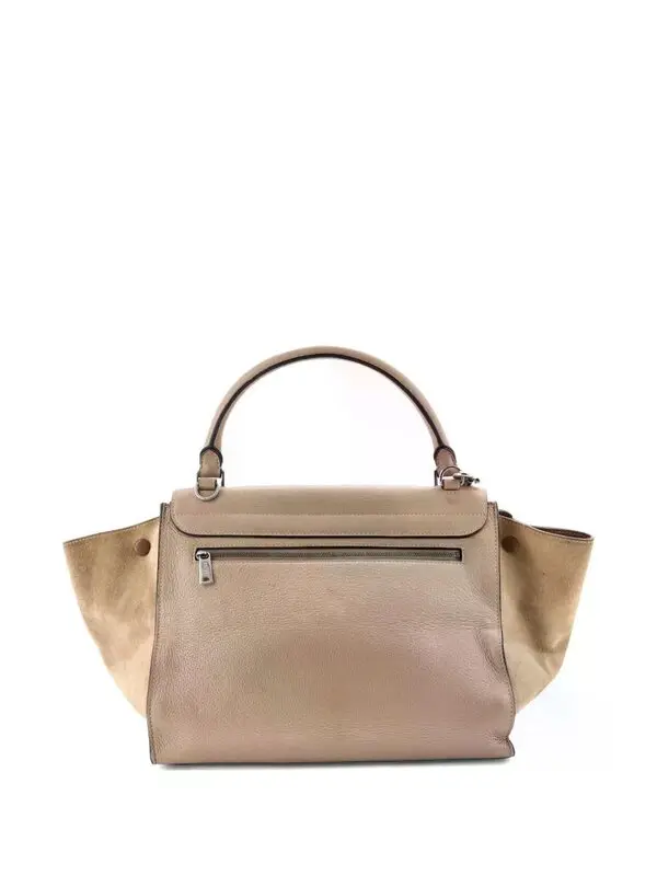 Celine Trapeze Medium Satchel - Neutrals