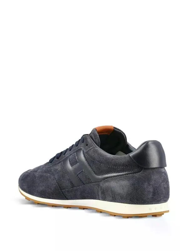 Hogan Logo-patch Sneakers - Blue
