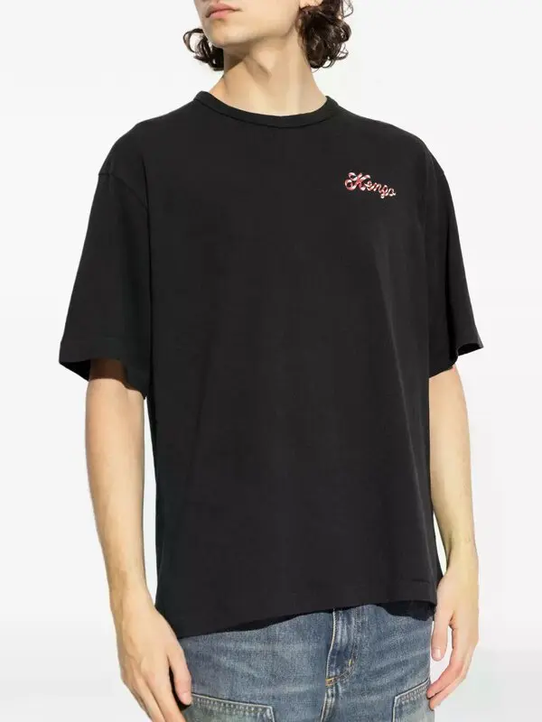 Kenzo Winter Holidays Logo T-shirt - Black