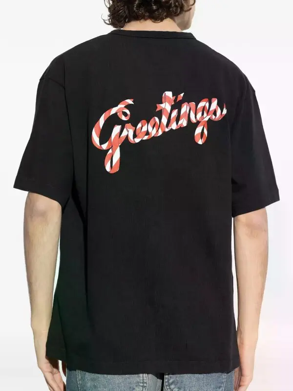 Kenzo Winter Holidays Logo T-shirt - Black