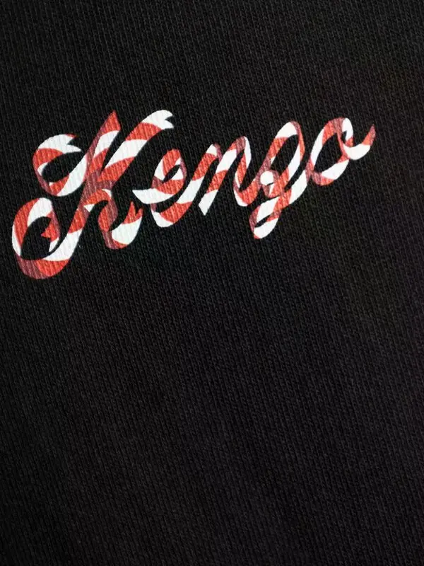 Kenzo Winter Holidays Logo T-shirt - Black