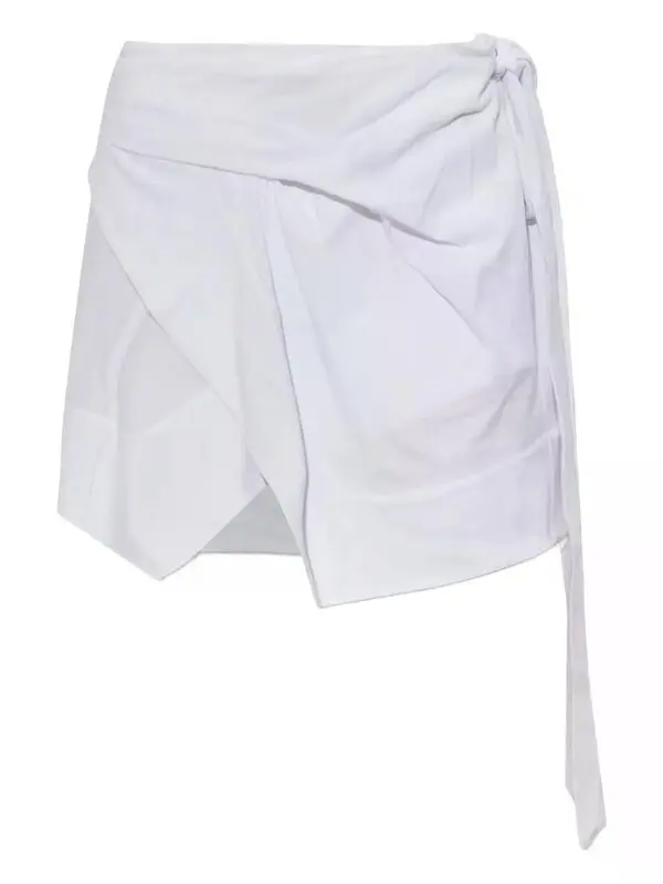Isabel Marant Étoile Berenice Mini Wrap Skirt - White