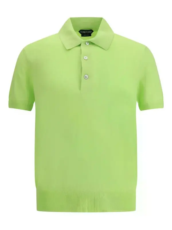 TOM FORD Short-sleeve Button Polo Shirt