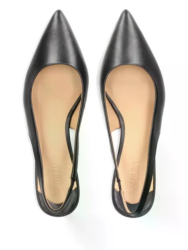 Ralph Lauren Point-toe Slingback Pumps - Black
