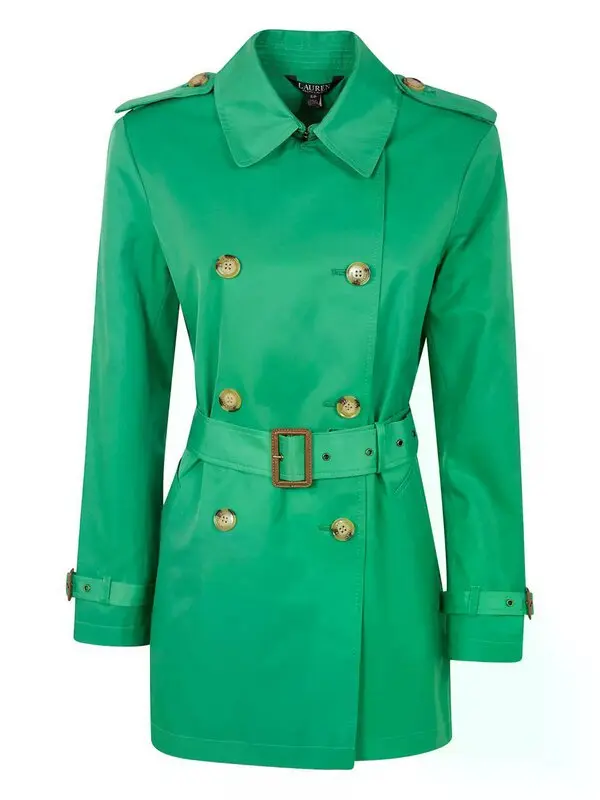 Ralph Lauren Belted Coat - Green
