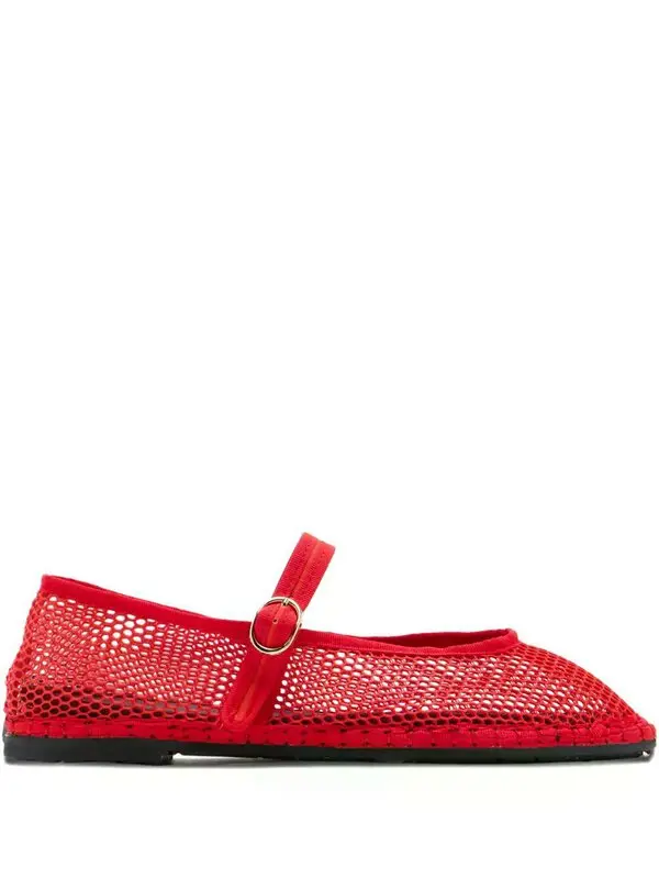 FLABELUS Isabella Mesh Strap Espadrilles - White