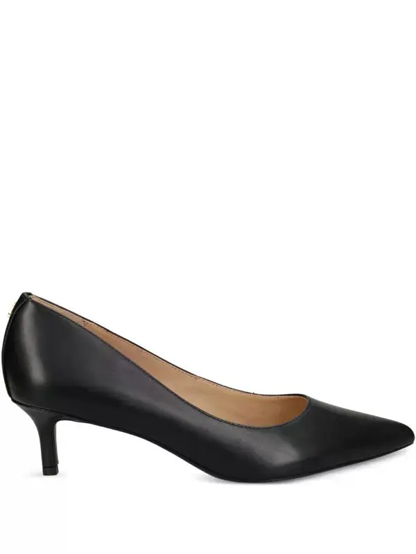 Ralph Lauren Pointed Leather Pumps - Black